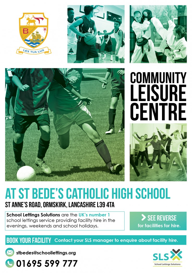 St Bede's Catholic High School , St Annes Road, Ormskirk, L39 4TA, Lancashire, England For Hire