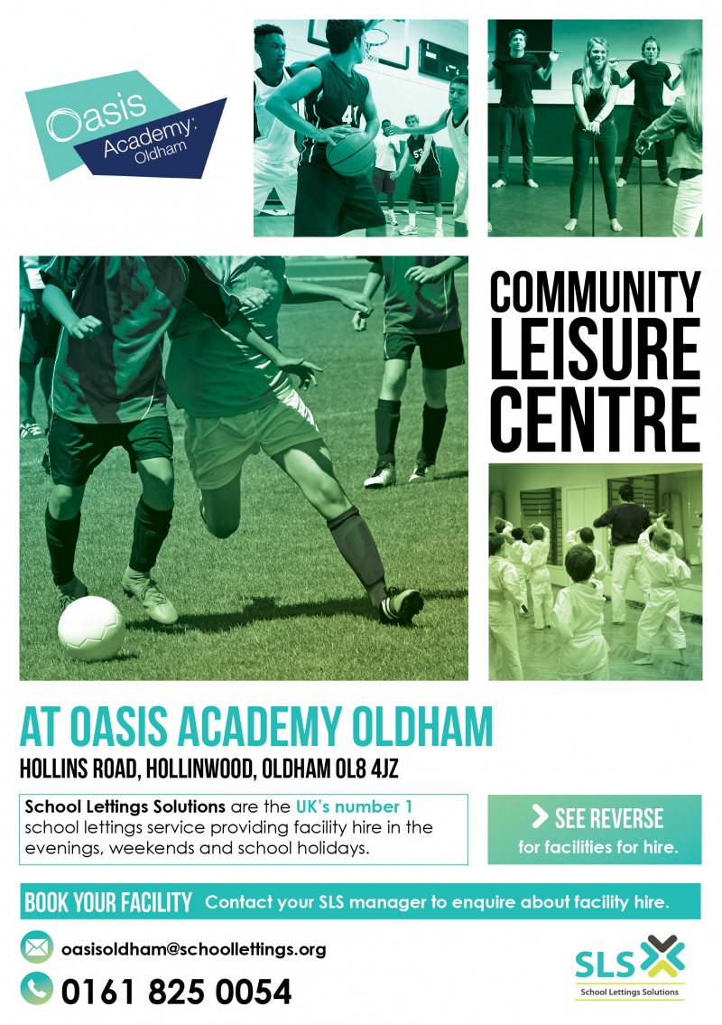 Oasis Academy Oldham , Hollins Road, Hollinwood, Manchester, OL8 4JZ ...
